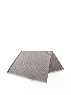 Gucci 2010s Gg Pattern Shawl - Neutrals