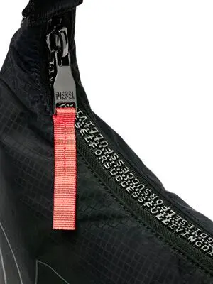 DIESEL® Logo Embossed Ripstop Shoulder Bag