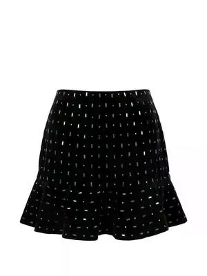 Valentino Garavani Embellished Ruffled Skirt