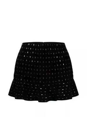 Valentino Garavani Embellished Ruffled Skirt