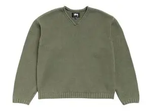 StÜssy Roll V Neck Sweater