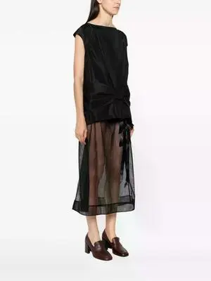 Simone Rocha Bow-detail Peplum Top