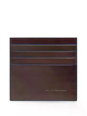 PIQUADRO Logo-plaque Cardholder - Brown