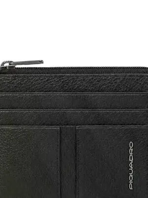 PIQUADRO Zipped Cardholder - Black
