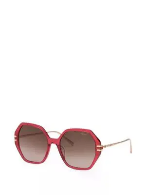 Chopard Geometric Frame Sunglasses