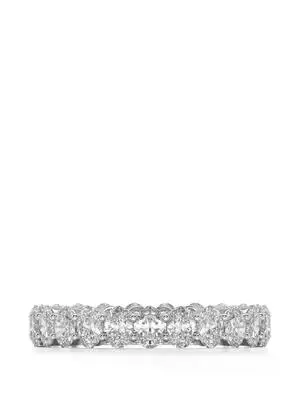 SOLO FOR DIAMONDS Oval-cut Diamond Eternity Ring - Silver