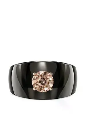 SOLO FOR DIAMONDS Round-cut Pink Diamond Ring - Grey