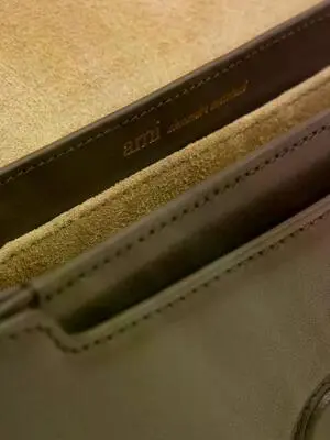 AMI Paris Cowhide-leather Paris Paris Shoulder Bag