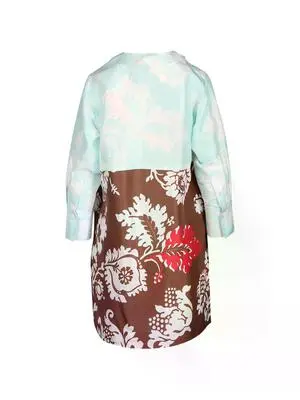 OROTON Cabana Floral Print Panelled Mini Dress