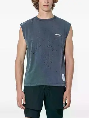 Satisfy Mothtech Distressed T-shirt - Grey