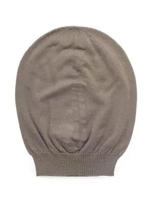 Rick Owens Ribbed-knit Beanie Hat - Grey