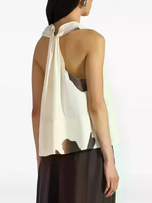 Liviana Conti Flower-print V-neck Blouse