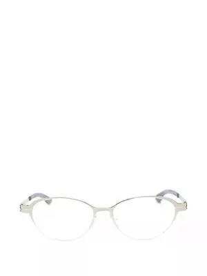 IC! BERLIN Acoustic Round Frame Eyeglasses - Silver