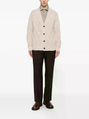 Eleventy Cable-knit Cardigan