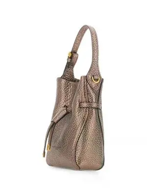 GIANNI CHIARINI Small Sienna Hammered Leather Tote Bag