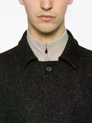 Eleventy Herringbone-weave Shirt Jacket