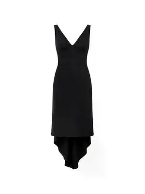 Dsquared2 High-low V-neck Dress - Black