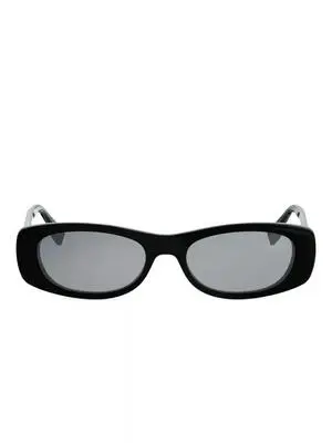 Fendi Ff Rectangle-frame Sunglasses - Black