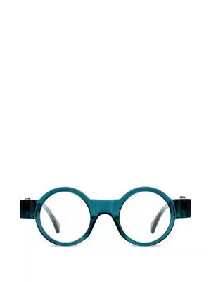 KUBORAUM Round Frame Eyeglasses - Blue