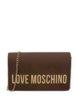Moschino Logo-embellishment Crossbody Bag - Brown
