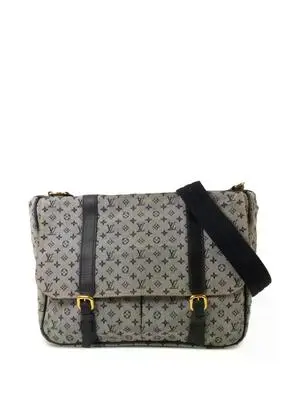 LOUIS VUITTON Mini Lin Sac Maman Monogram Shoulder Bag - Grey