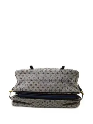 LOUIS VUITTON Mini Lin Sac Maman Monogram Shoulder Bag - Grey