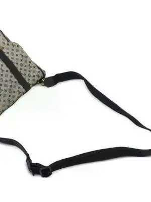LOUIS VUITTON Mini Lin Sac Maman Monogram Shoulder Bag - Grey