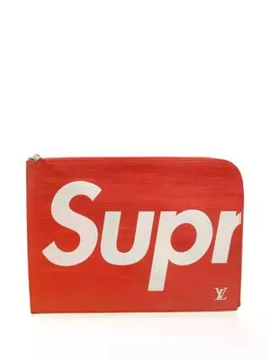 LOUIS VUITTON X Supreme Gm Epi Pochette Jules Clutch Bag - Red
