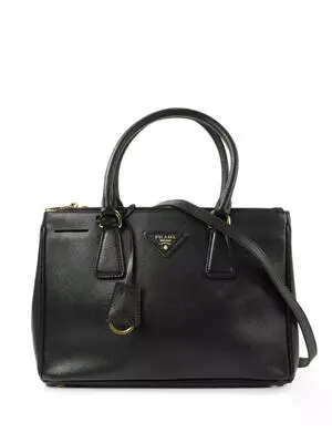 Prada Saffiano Leather Galleria Tote Bag - Black