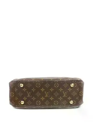 LOUIS VUITTON Montaigne Mm Monogram Canvas Handbag - Brown