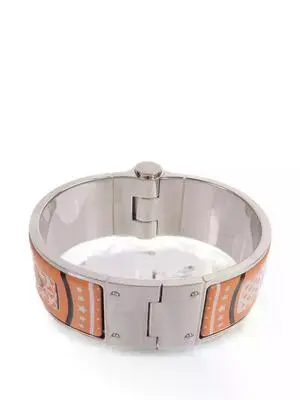 Hermès Charniere Enamel Bangle Bracelet