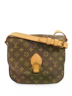 LOUIS VUITTON Monogram Saint Cloud Gm Shoulder Bag - Brown