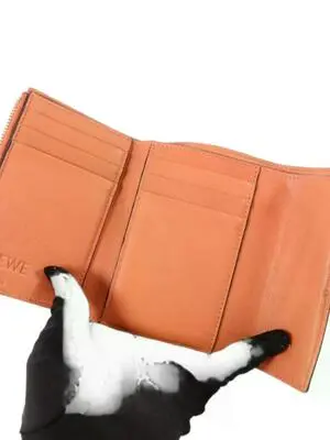 Loewe Small Vertical Trifold Wallet