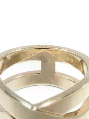 Hermès Criss-cross Scarf Ring - Gold