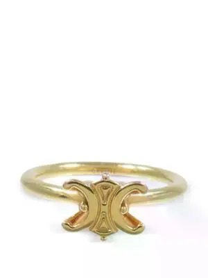 Celine Logo Ring - Gold