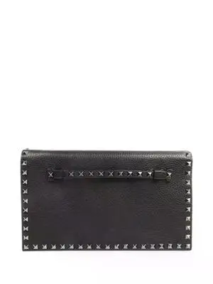 Valentino Garavani Rockstud Clutch Bag - Black