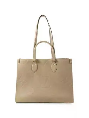 LOUIS VUITTON Monogram Empreinte On The Go Shoulder Bag - Neutrals