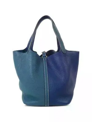 Hermès 2019 Mm Picotin Tote Bag - Blue