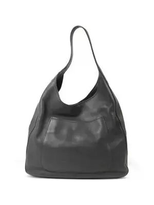 Prada Calfskin Leather Shoulder Bag - Grey