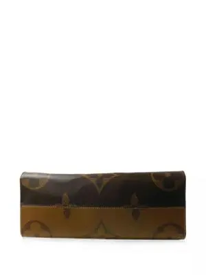 LOUIS VUITTON Monogram Giant On The Go Tote Bag - Brown