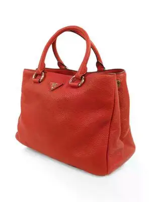Prada Leather Shoulder Bag - Red