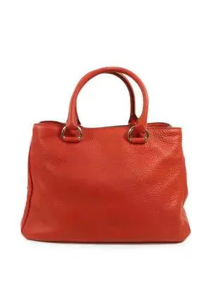 Prada Leather Shoulder Bag - Red