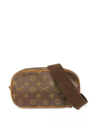 LOUIS VUITTON Monogram Pochette Gange Belt Bag - Brown