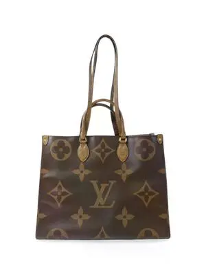 LOUIS VUITTON Monogram Giant On The Go Tote Bag - Brown