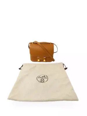 Hermès 2022 Mini Constance Shoulder Bag - Brown