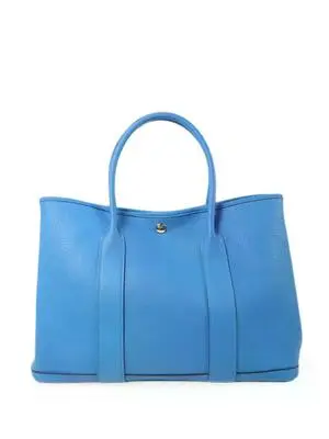 Hermès 2020 Garden Party Pm Negonda Leather Tote Bag - Blue