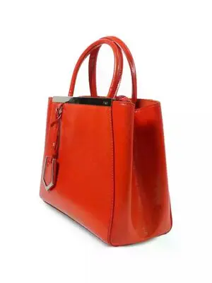 Fendi 2jours Leather Shoulder Bag