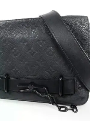 LOUIS VUITTON Monogram Taurillon Steamer Messenger Bag