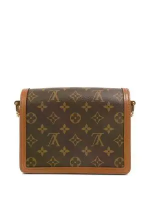 LOUIS VUITTON Monogram Reverse Dauphine Shoulder Bag - Brown