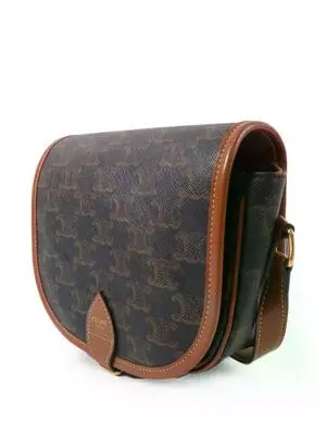 Celine Folco Cross-body Bag - Brown